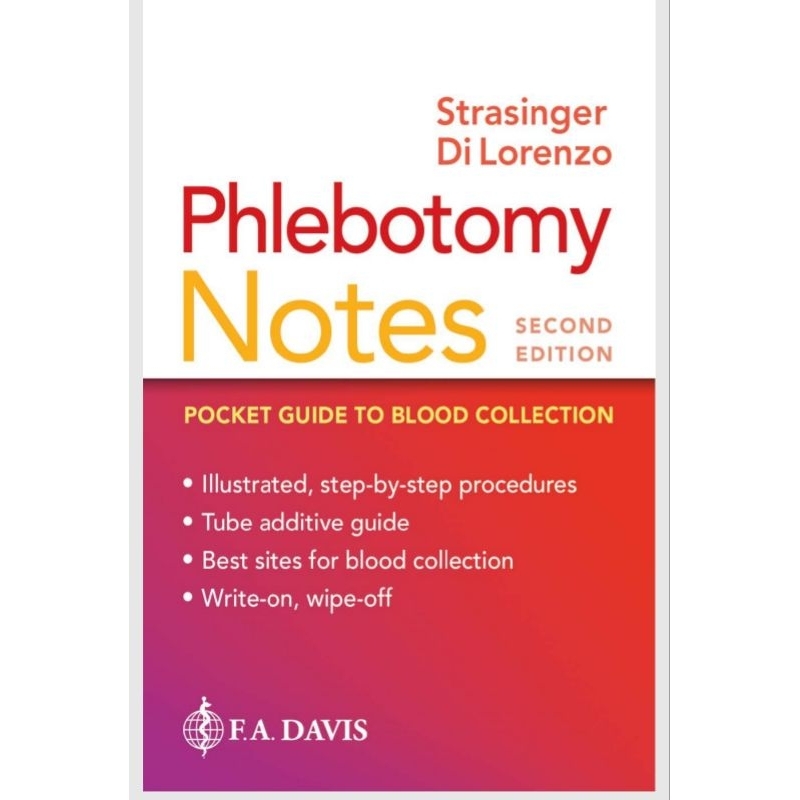 Phlebotomy Notes 2nd edition | Shopee Philippines