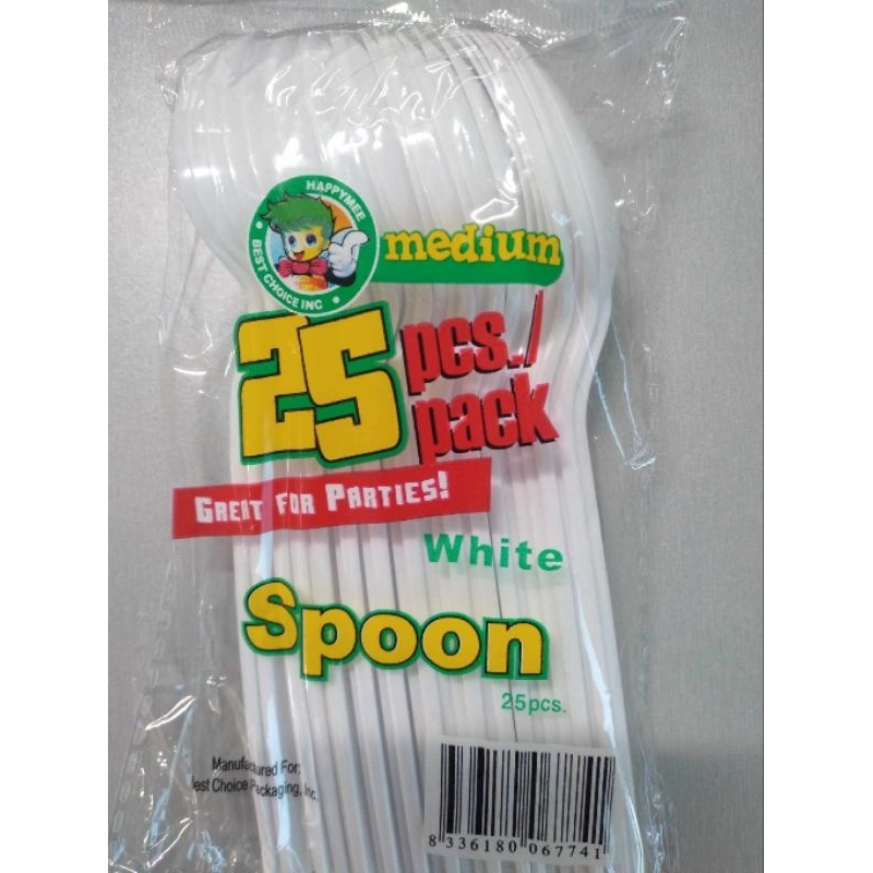 Spoon plastic, 25pcs | Shopee Philippines
