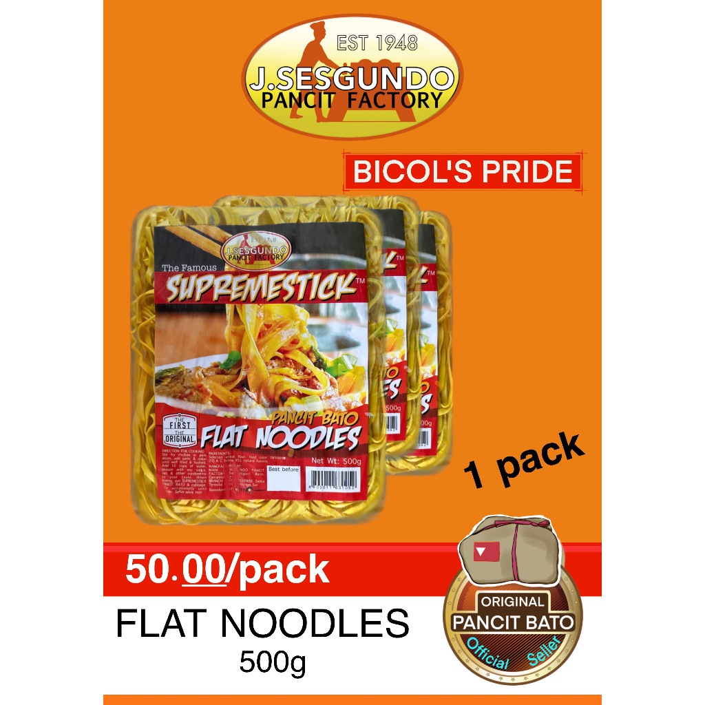 The Supremesticks Pancit Bato Flat Noodles | Shopee Philippines