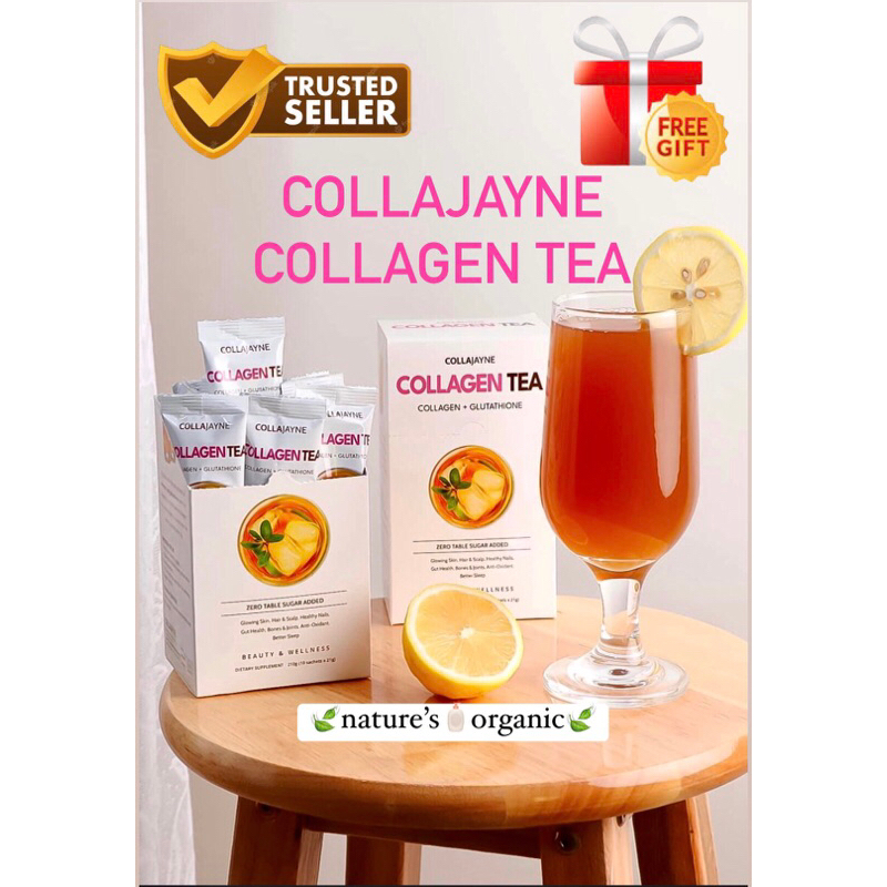 [W/FREEBIES] COLLAJAYNE COLLAGEN TEA (GLUTATHIONE+COLLAGEN) By Jaynes ...