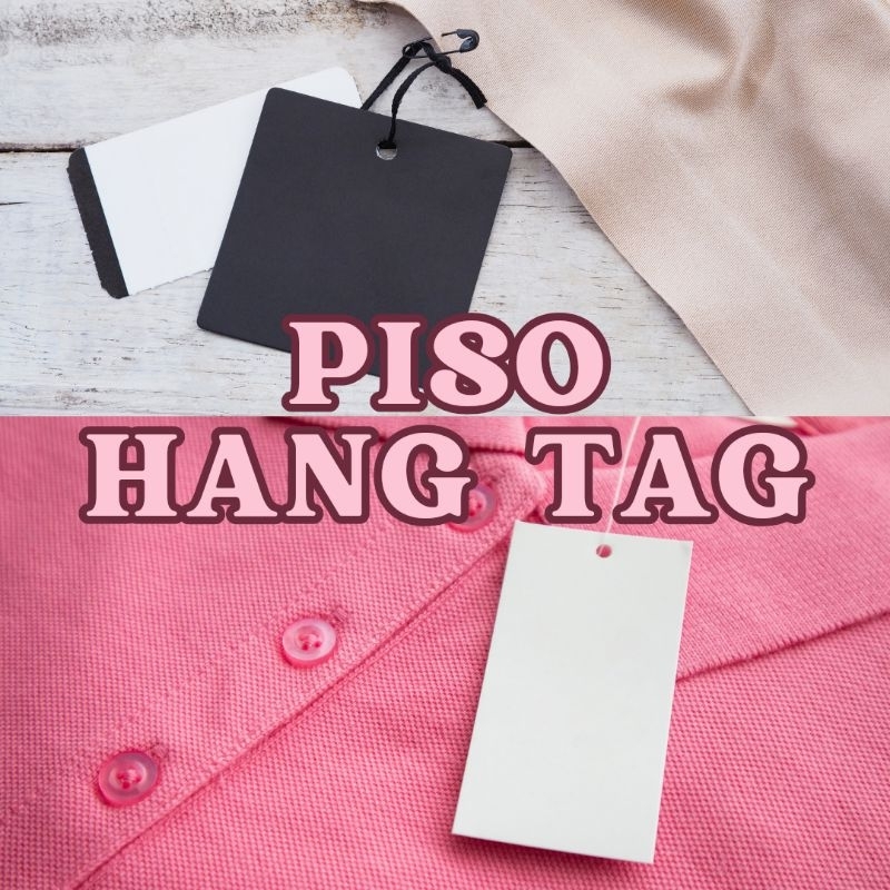 PISO HANG TAG | CUSTOMIZED | Shopee Philippines