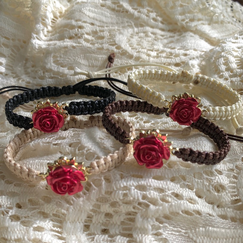 Rosa Macrame Bracelet | Handmade | Crafts | Bracelet | Shopee Philippines