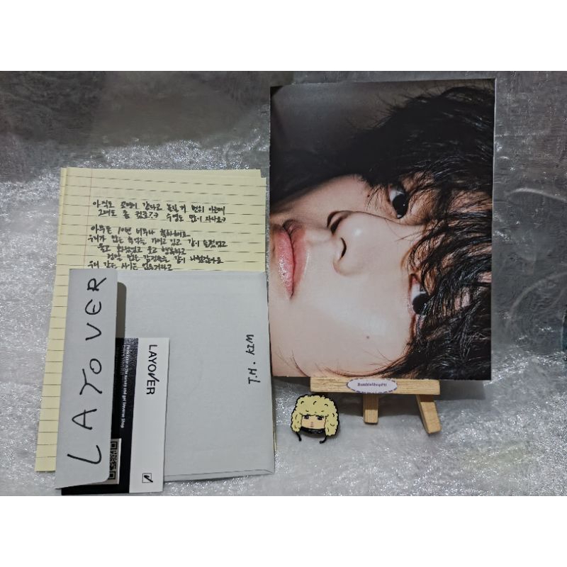 Official ONHAND BTS V LAYOVER Album Tingi - Blue Version KIM TAEHYUNG ...