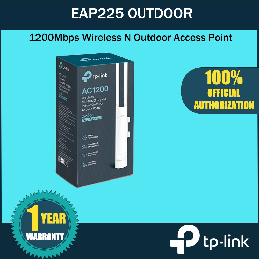 TP-Link EAP225-Outdoor AC1200 Wireless Gigabit Outdoor Access Point ...