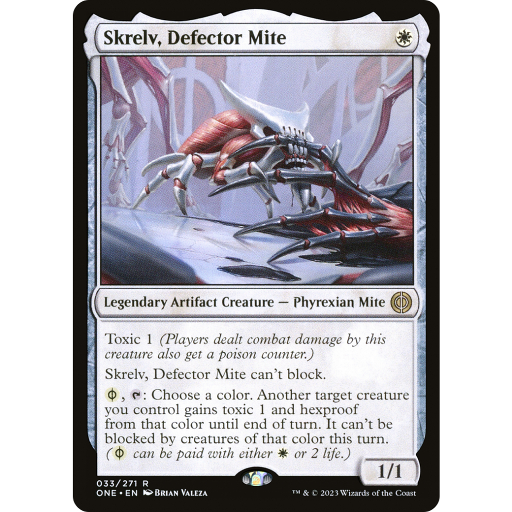 Skrelv Defector Mite one-33 MTG Top Ratings Proxy (sticker is already ...