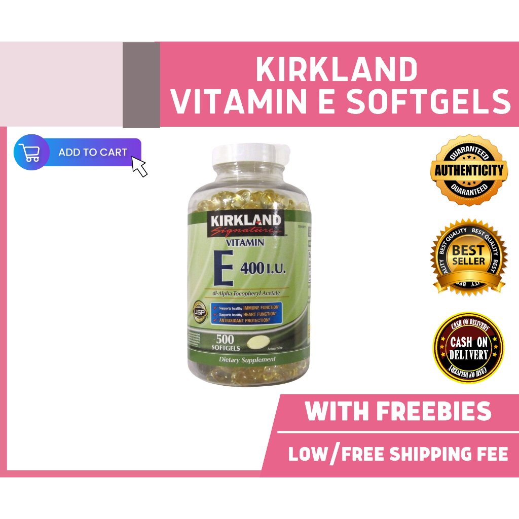 Vitamin E(500 SOFTGELS) | Shopee Philippines