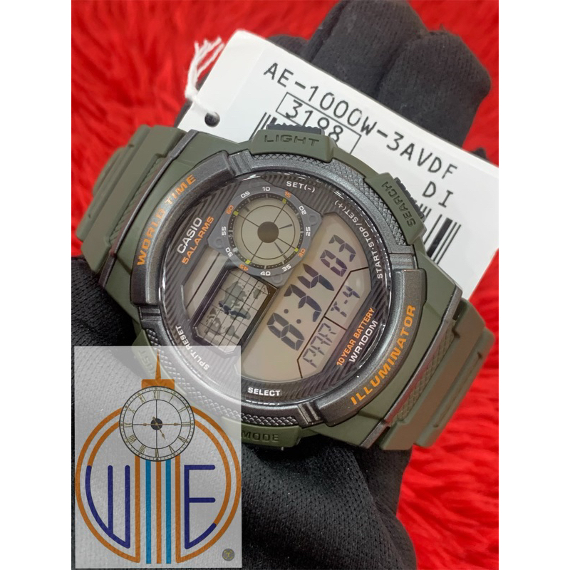 CASIO MENS RUBBER AE 1000W 3A | Shopee Philippines