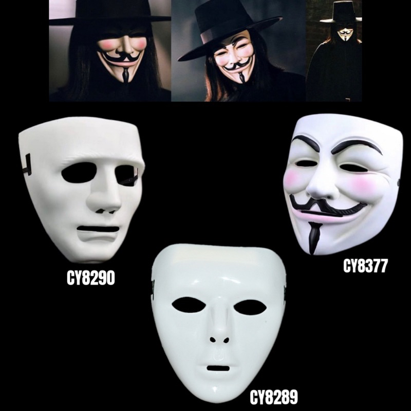 3 Styles Plastic Full Face Jabbawockeez Mask New Halloween Party Prom ...