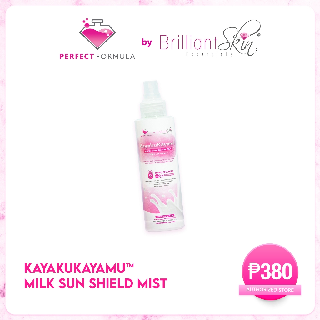 KayakuKayamu Milky Sun Shield Mist SPF 50 | Perfect Formula | Shopee ...