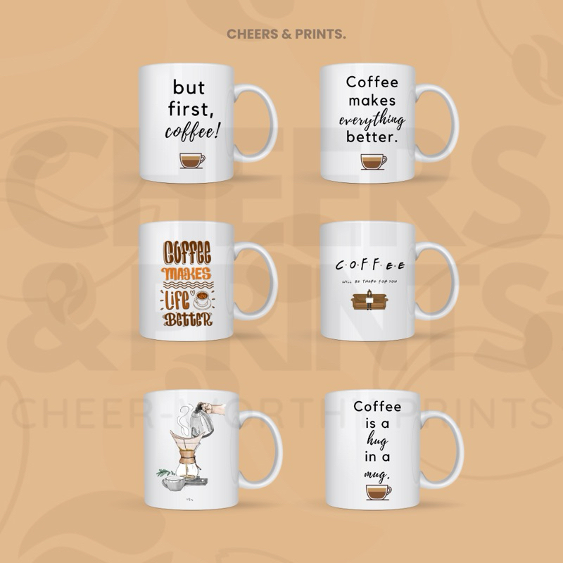 Customized Personalized Mug [Coffee Lover Theme] | Shopee Philippines