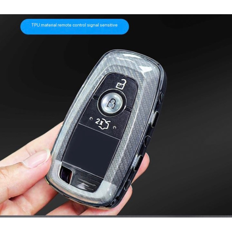 Carbon TPU Car Keyless Remote Key Cover for Ford Everest Titanium New ...