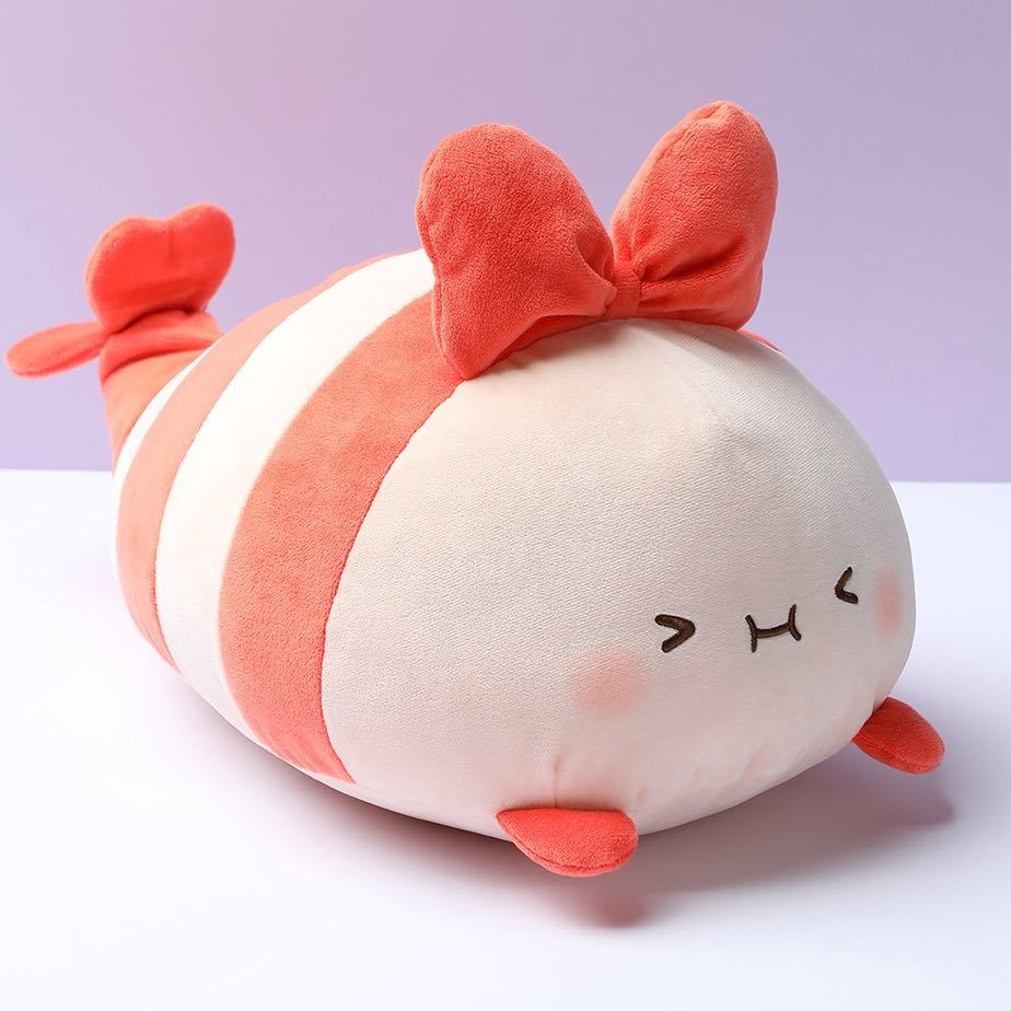 ️ BUTTERFLY SHRIMP LYING PLUSH TOY STUFFED TOYS ️ 30CM by Miniso ...