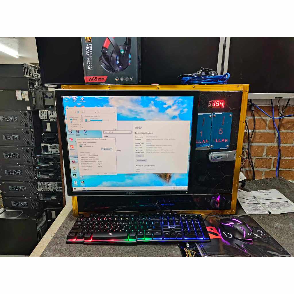 TABLETOP PISONET INTEL CORE I5 7THGEN 8GB RAM DDR4 500 GB HDD 17" INCH ...