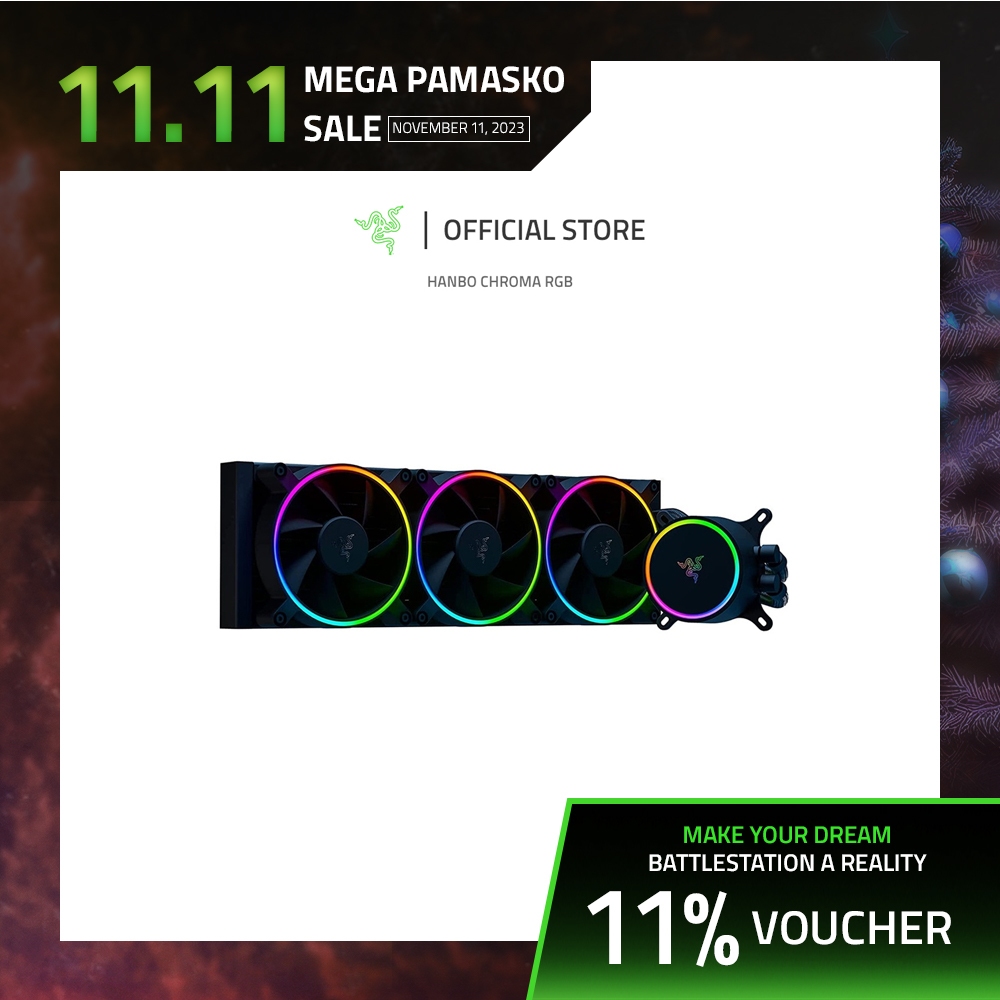 Razer Hanbo Chroma RGB AIO Liquid Cooler 240MM & 360MM (aRGB Pump Cap ...