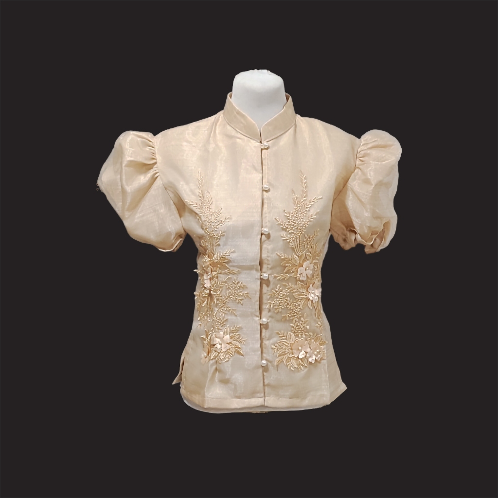 Modern Ladies barong With lace patching design | Shopee Philippines
