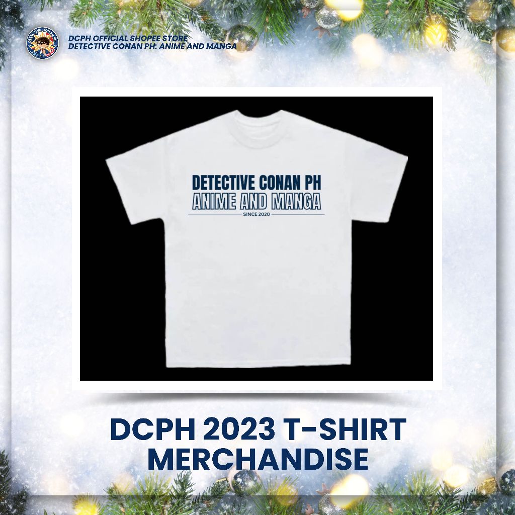 DETECTIVE CONAN PH 2023 SHIRT | DCPH OFFICIAL MERCHANDISE | Shopee ...