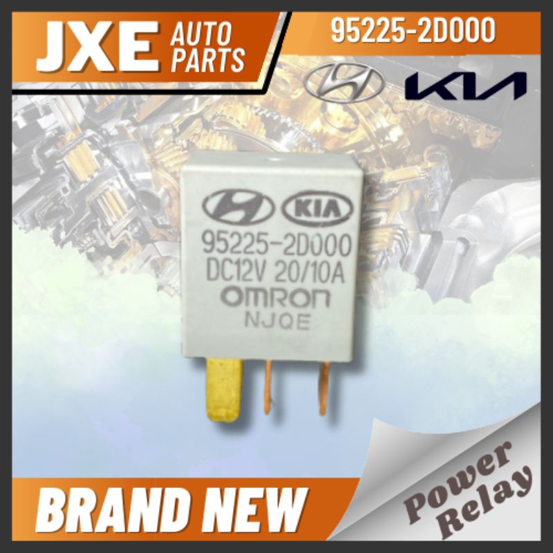 OMRON Relay 5 Pins DC12V 20/10A HYUNDAI/KIA (95225-2D000) | Shopee ...