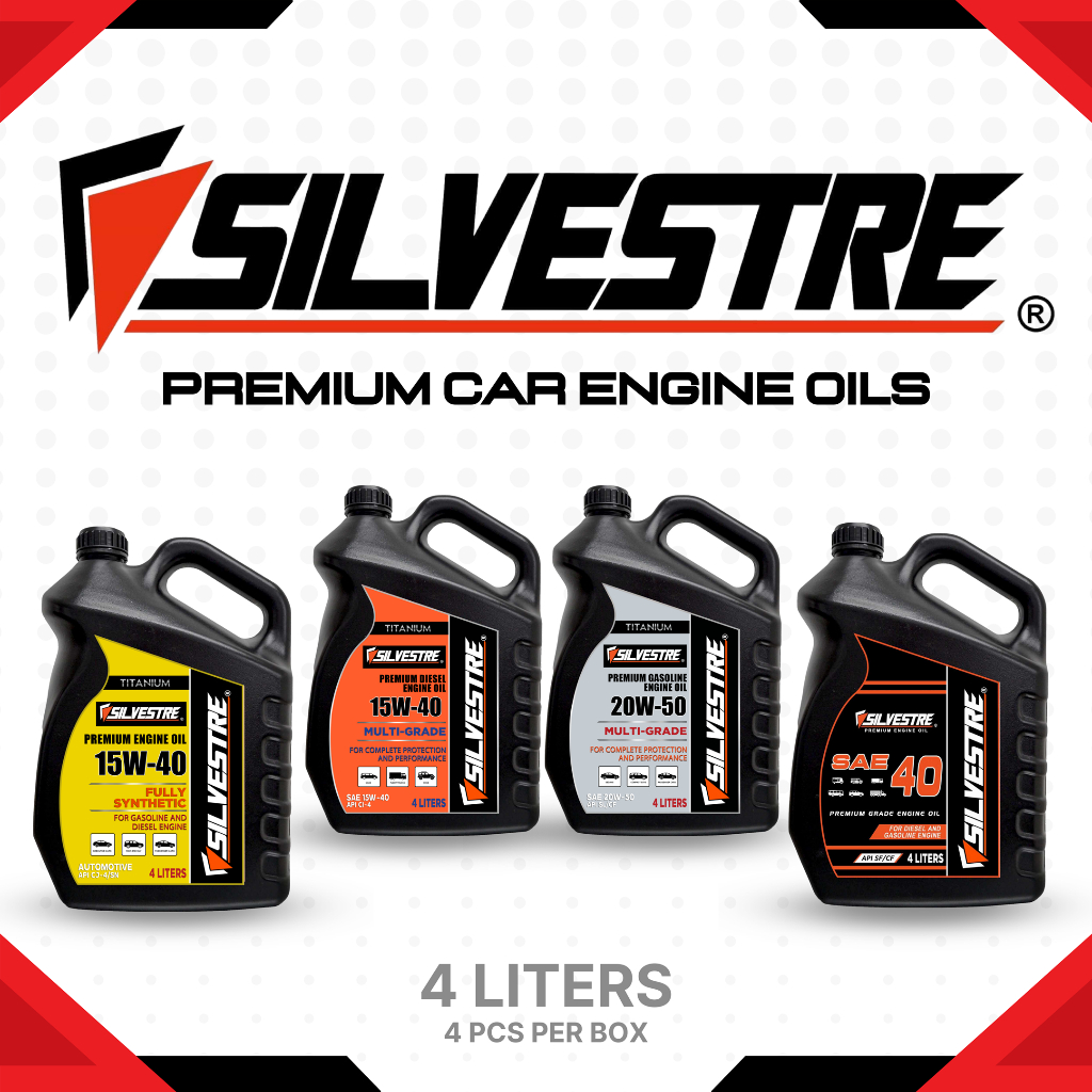 SILVESTRE Automotive Engine Oils Gasoline and/or Diesel 4 Liters ...