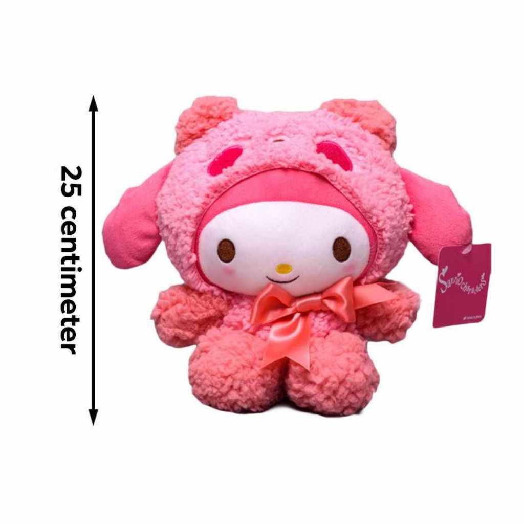 Kuromi/Melody/Cinnamoroll 25cm Sanrio Character Cute Plush Stuff Toys ...