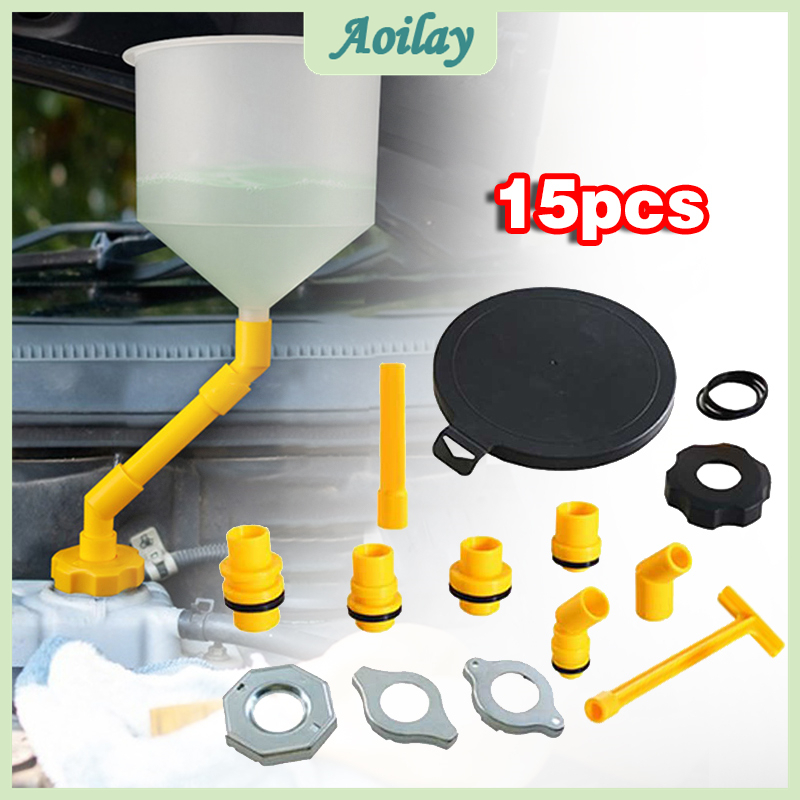 15pcs/box Coolant Filling Kit Multiple Model Interfaces Car Coolant ...