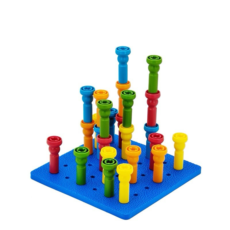 educratePH 25pcs Peg Board Builder / Stacking Math Imagination ...