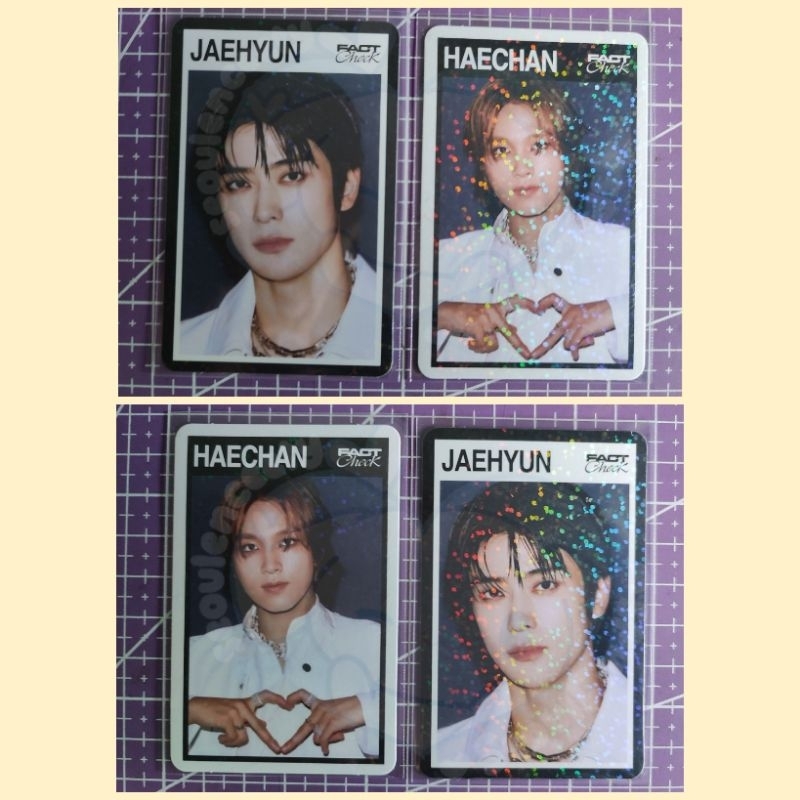 NCT127 FACT CHECK SPECIAL TRADING CARD OFFICIAL JAEHYUN HAECHAN ...