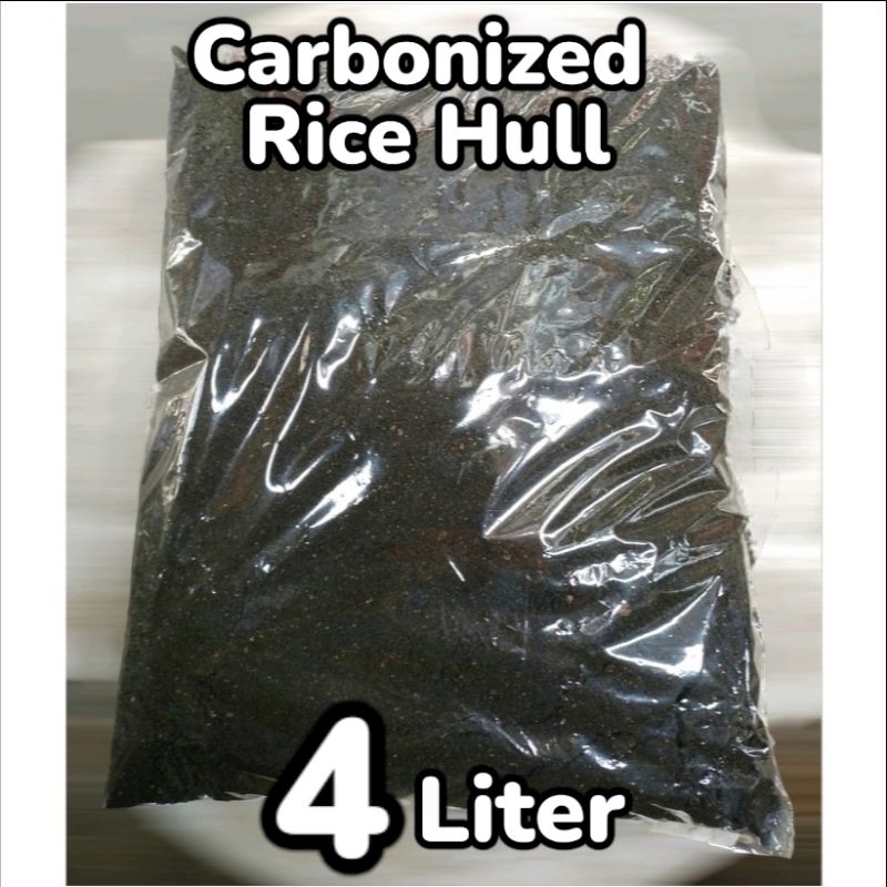 Carbonized Rice Hull ( CRH ) 4 liter & 2 liter Inuling na Ipa | CRH for ...