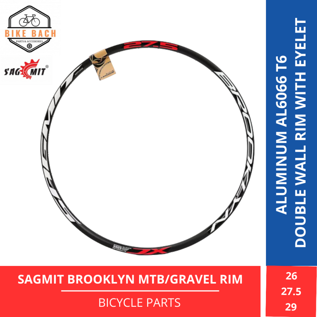 SAGMIT BROOKLYN MTB/GRAVEL RIM (2 PCS) | Shopee Philippines