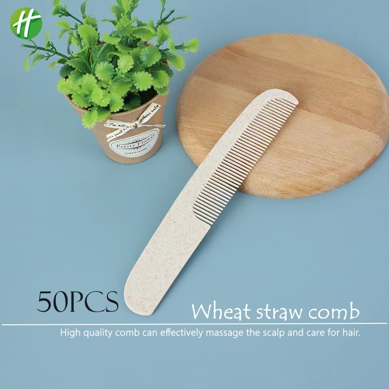 Holiday Hotel Supplies Hotel Standard Comb Wheat straw comb 50pcs ...