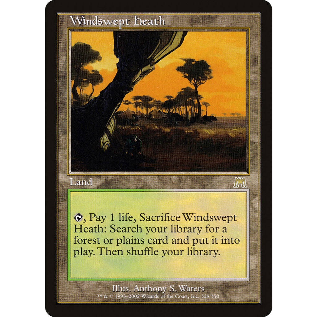Windswept Heath ons-328 MTG Top Ratings Proxy (sticker is already on ...