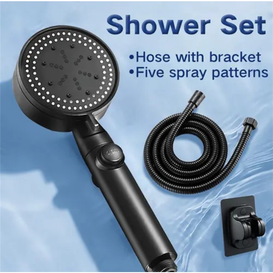 Hand-Held Shower Nozzle And Hose Rail Kit Shower Hand-Held Shower ...