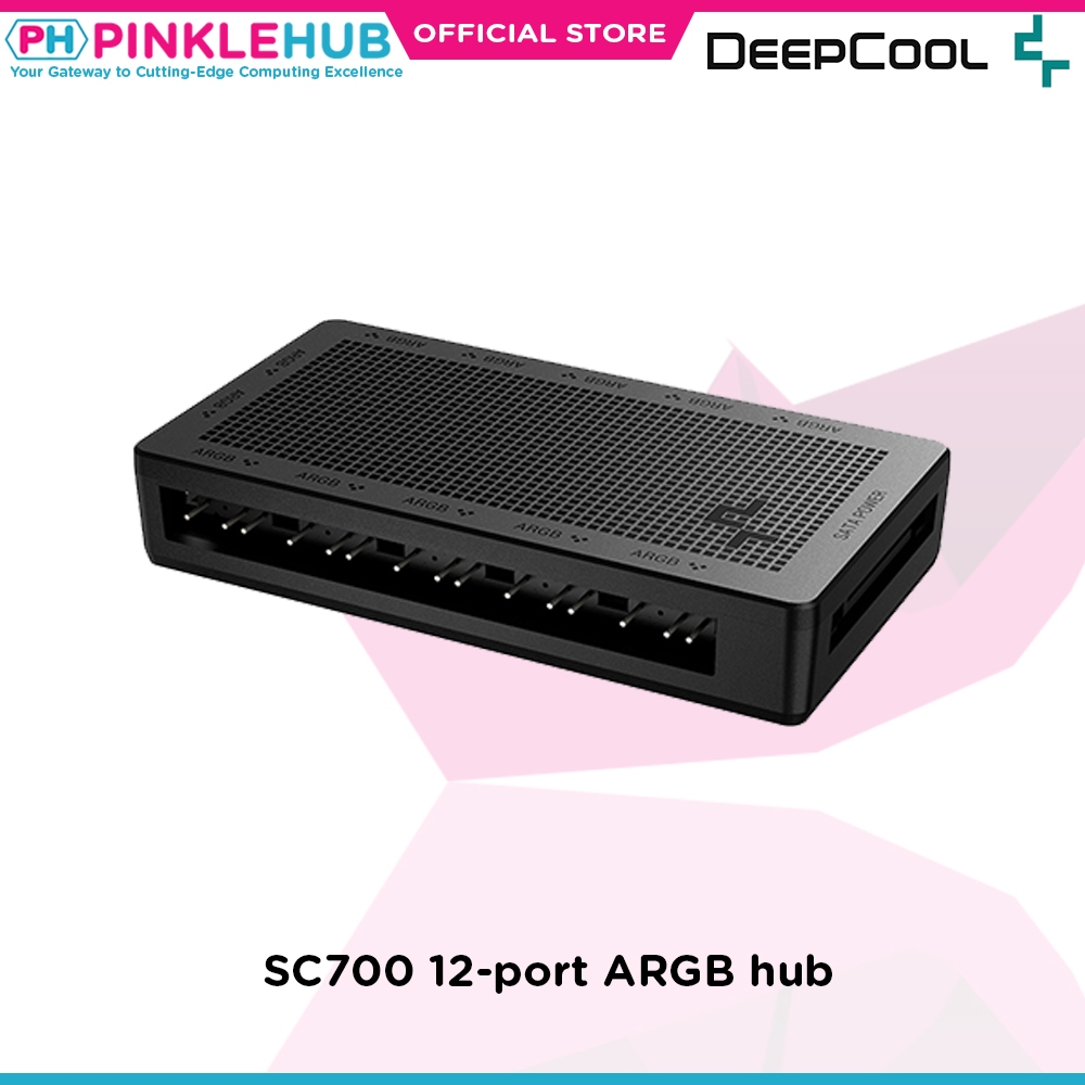 DEEPCOOL SC700 12-port ARGB 5V ARGB HUB Magnetic Mounting 3Pin ...