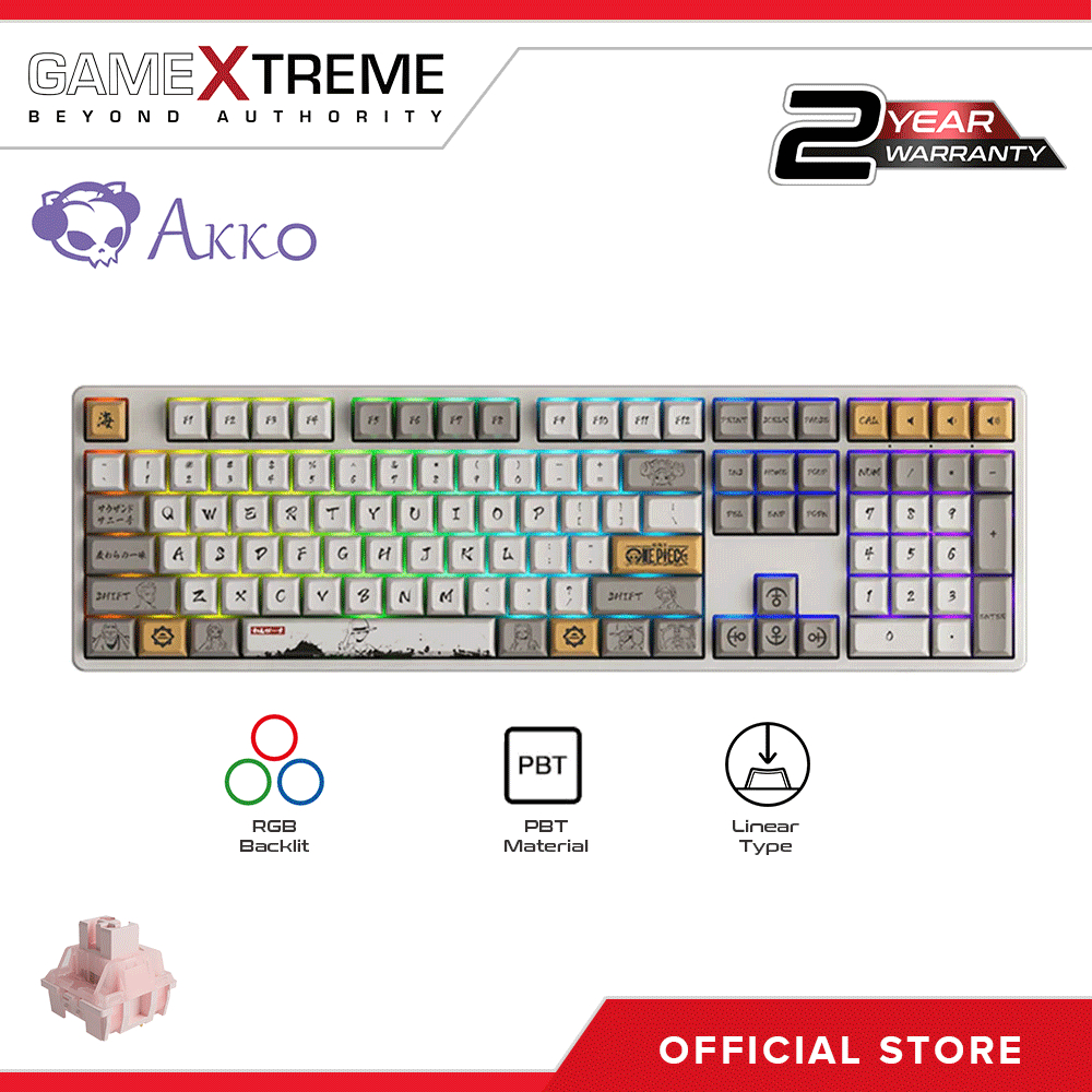 Akko One Piece Calligraphy 5108S RGB Wired Mechanical Keyboard | Shopee ...