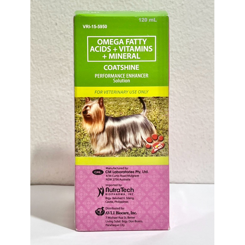Coatshine Syrup for Dogs and Cats Omega Syrup Oral Suspension Skin ...