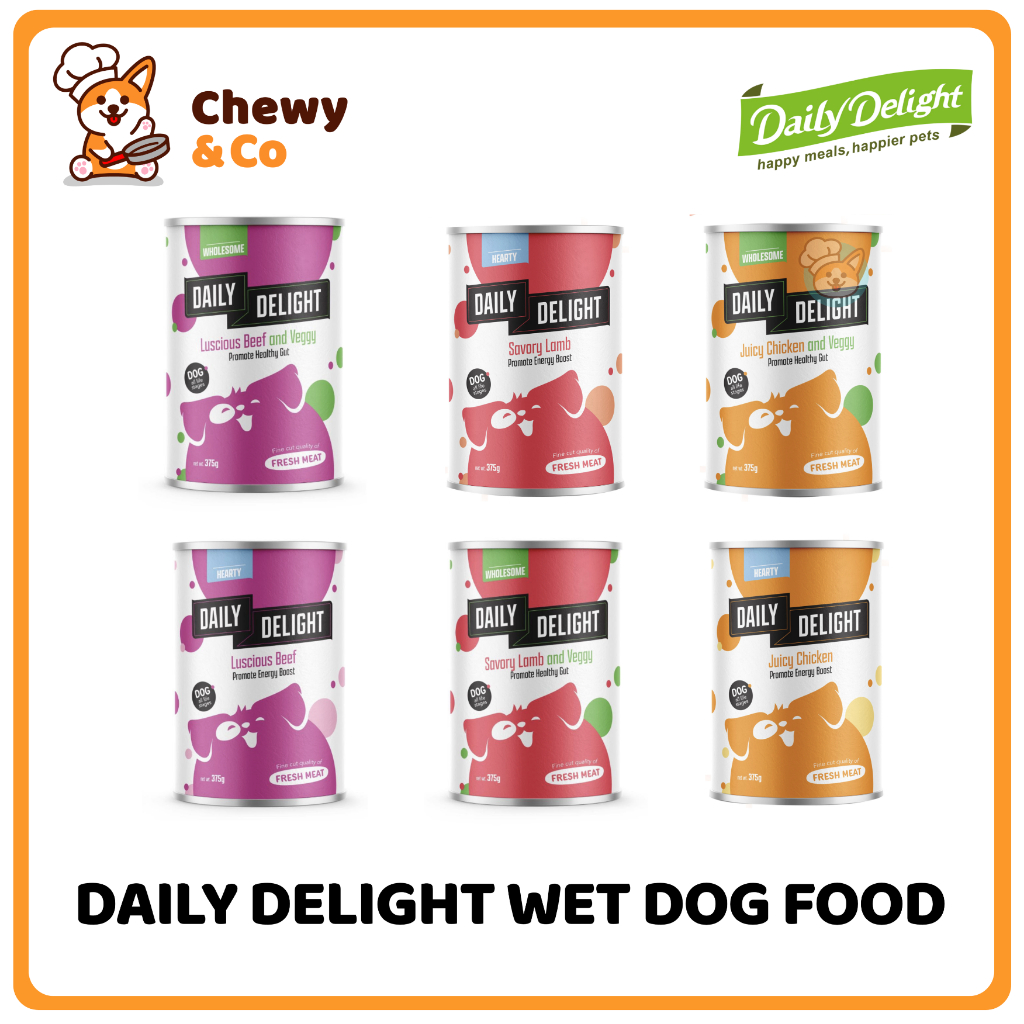 Daily Delight Canned Wet Dog Food 375g | Shopee Philippines