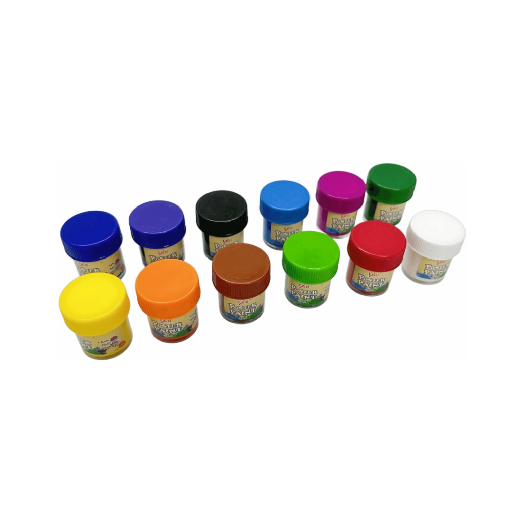 EXCEL Poster Paint High Quality Non Toxic (20ml) Sold per box (12pcs ...