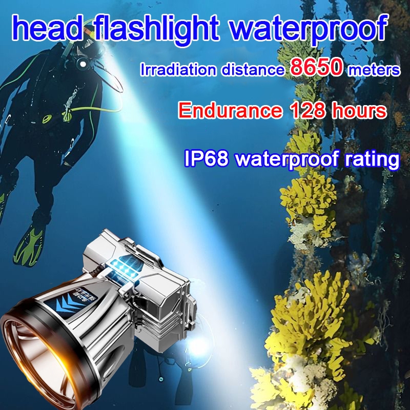 24000mAh waterproof original flashlight head led flashlight ...