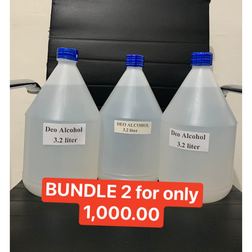 Bundle 2 3 Gallon of Deodorized Alcohol | Shopee Philippines