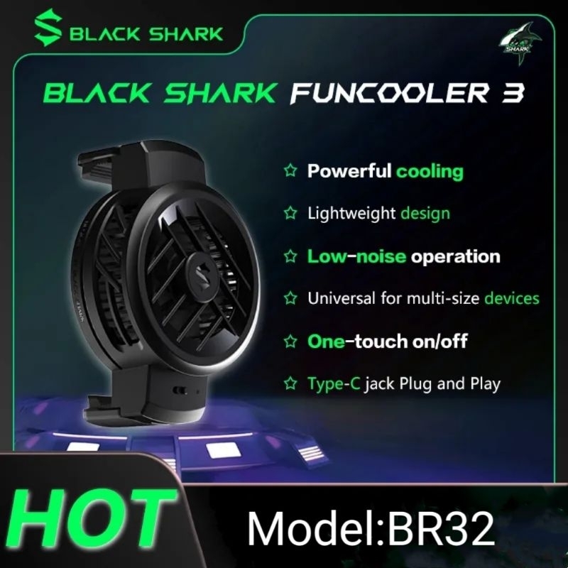 Black Shark FunCooler MagCooler 3 / Pro Cooler Cooling Fan | Shopee ...