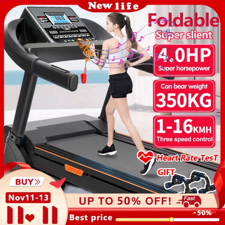 4.0HP treadmill electric treadmill 1-16KM/H treadmill Electric lifting ...