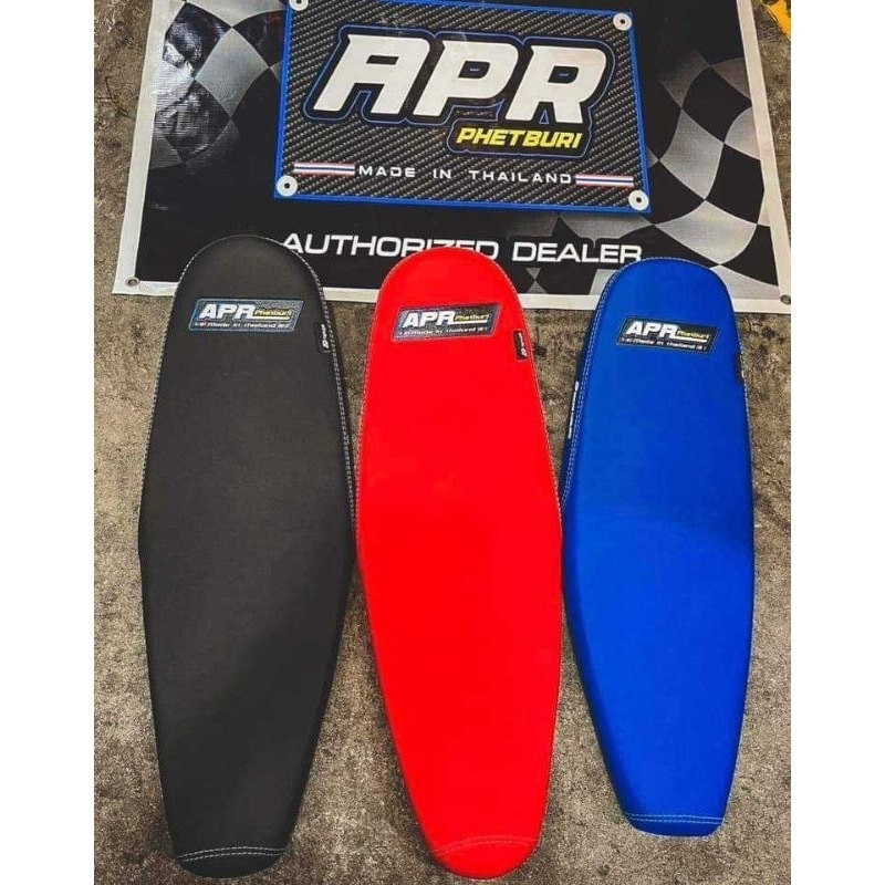 APR UNIVERSAL NEW SEAT COVER HIGH QUALITY FOR MOTORCYCLE FREE STICKER ...
