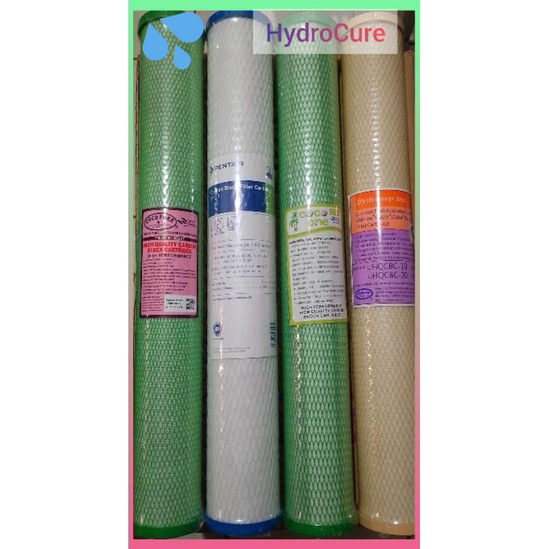 Carbon Block Filter CTO 20SL 20" (Cocopure, Pentair, Hydrosep) | Shopee ...