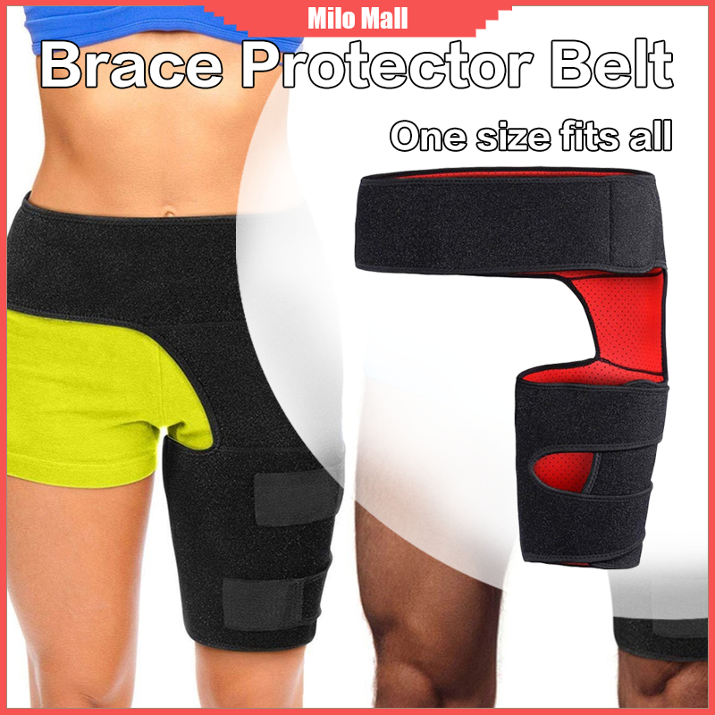 Thigh Compression Groin Wrap Hip Joint Protector Belt For Thigh ...