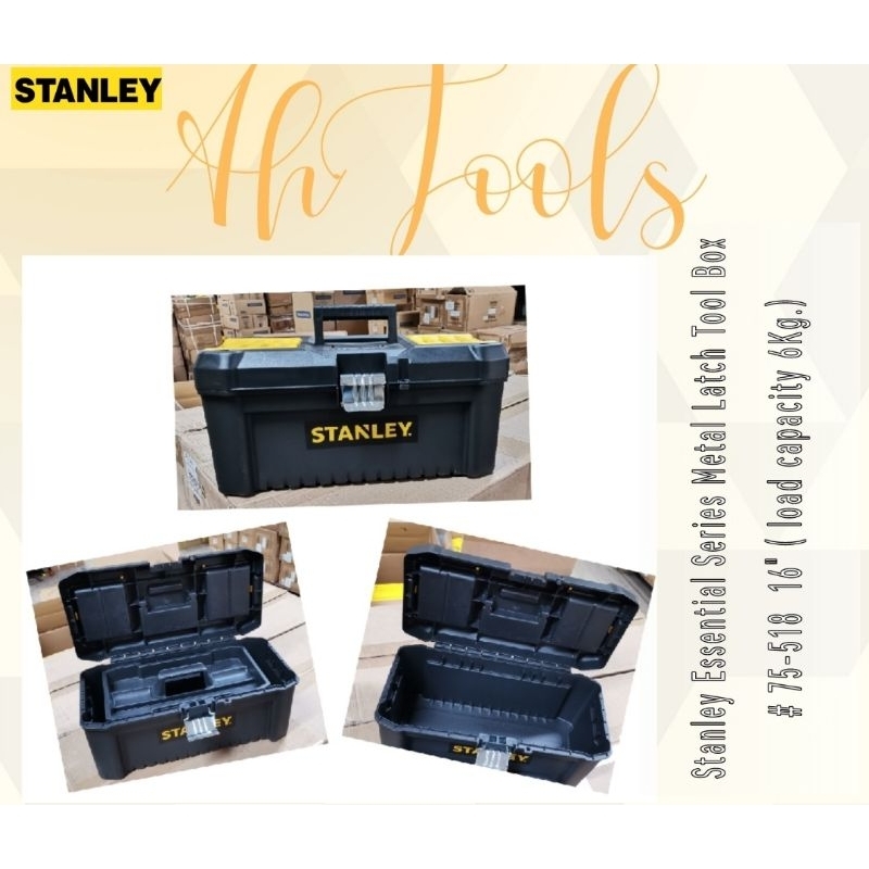 Stanley Essential Series Metal Latch Tool Box 16" 75-518 | Shopee ...