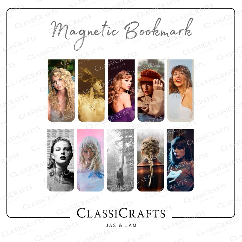 Magnetic Bookmark Taylor Swift (Unofficial Merch) | Shopee Philippines