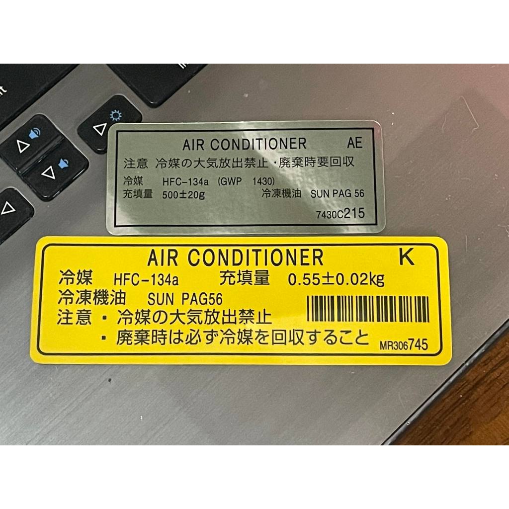 JDM air conditioner label sticker original mitsubishi japan | Shopee ...
