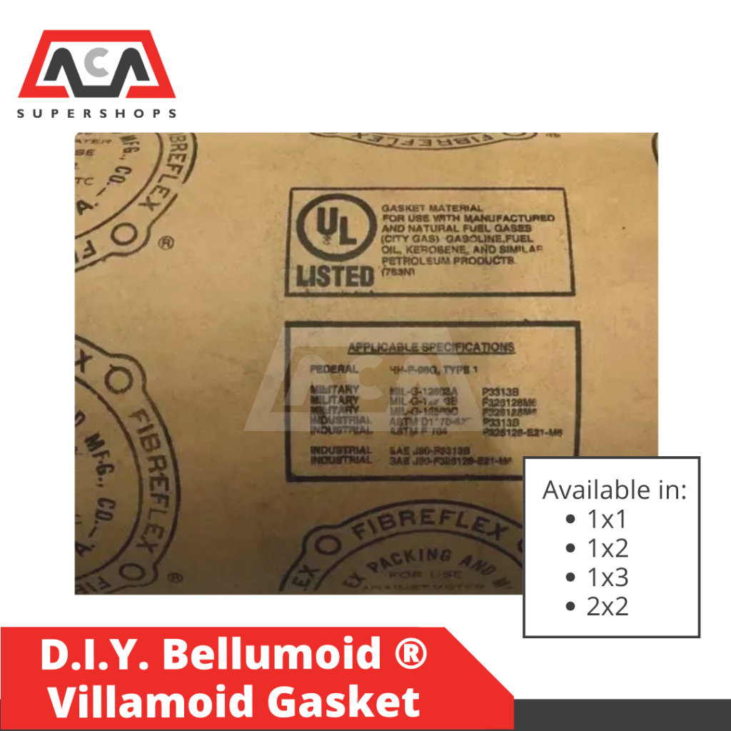 Bellumoid ® Villamoid Gasket 1/16 (2mm) DIY GASKET | Shopee Philippines