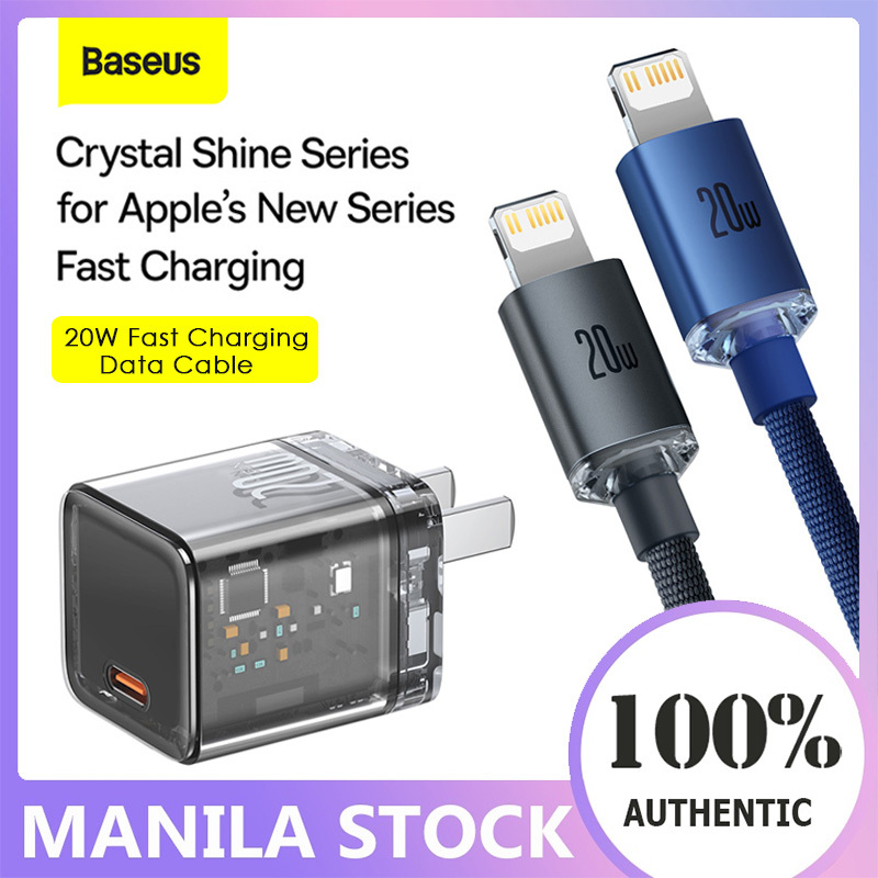 Baseus USB C to L Cable 1.2m 20W PD Fast Charging Cord / Quick Charger ...