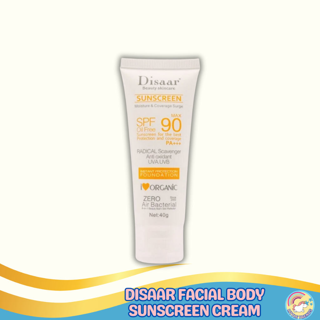 DISAAR Beauty Skincare Sunscreen 40g - Revolutionary Protection with ...
