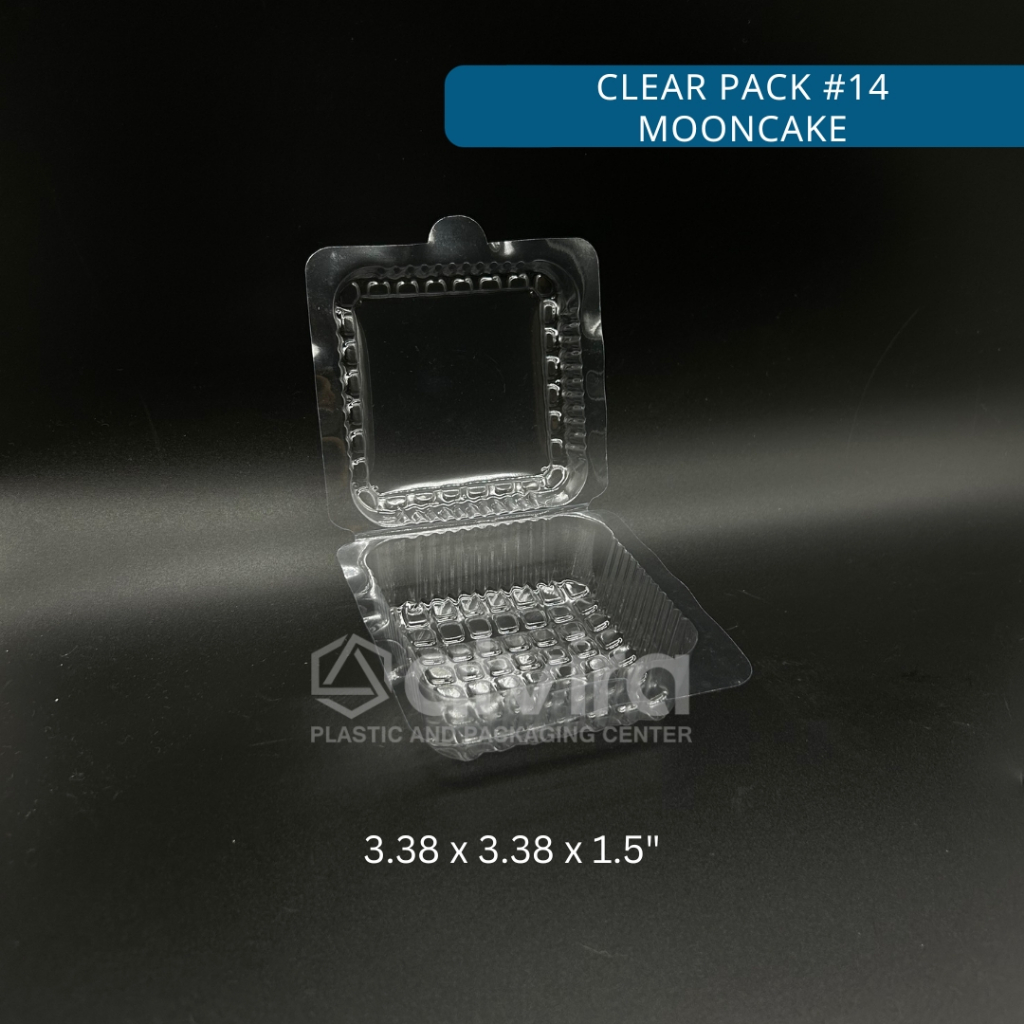 10pcs Clear Pack Clamshell square, rectangle, round for pastry, cake ...